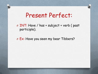 Present perfect simple | PPT