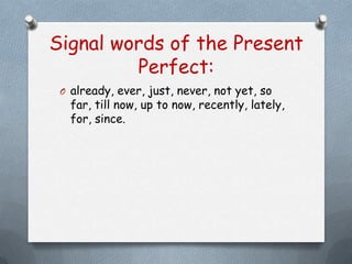 Present perfect simple | PPT