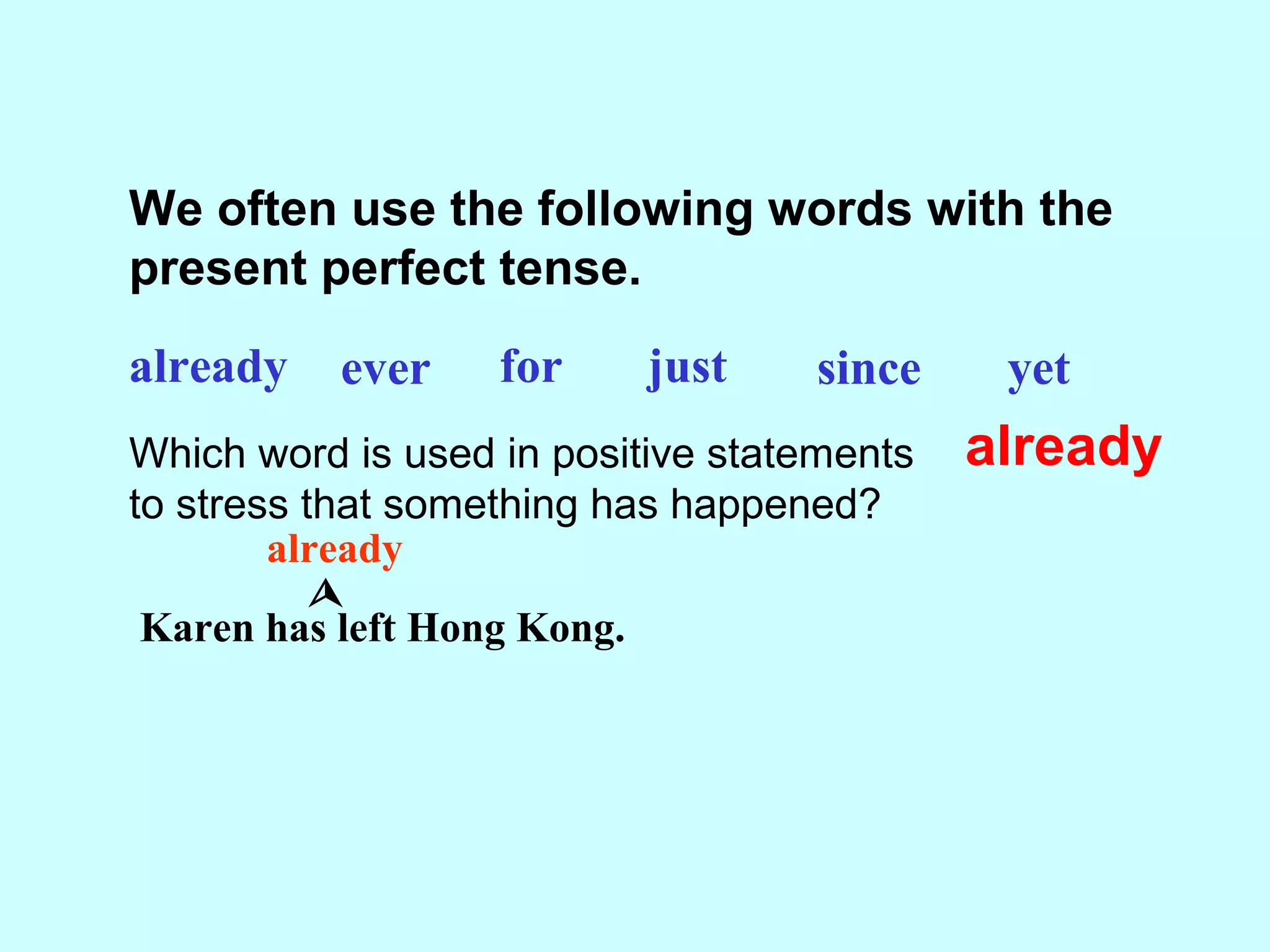 Present Perfect Simple | PPT