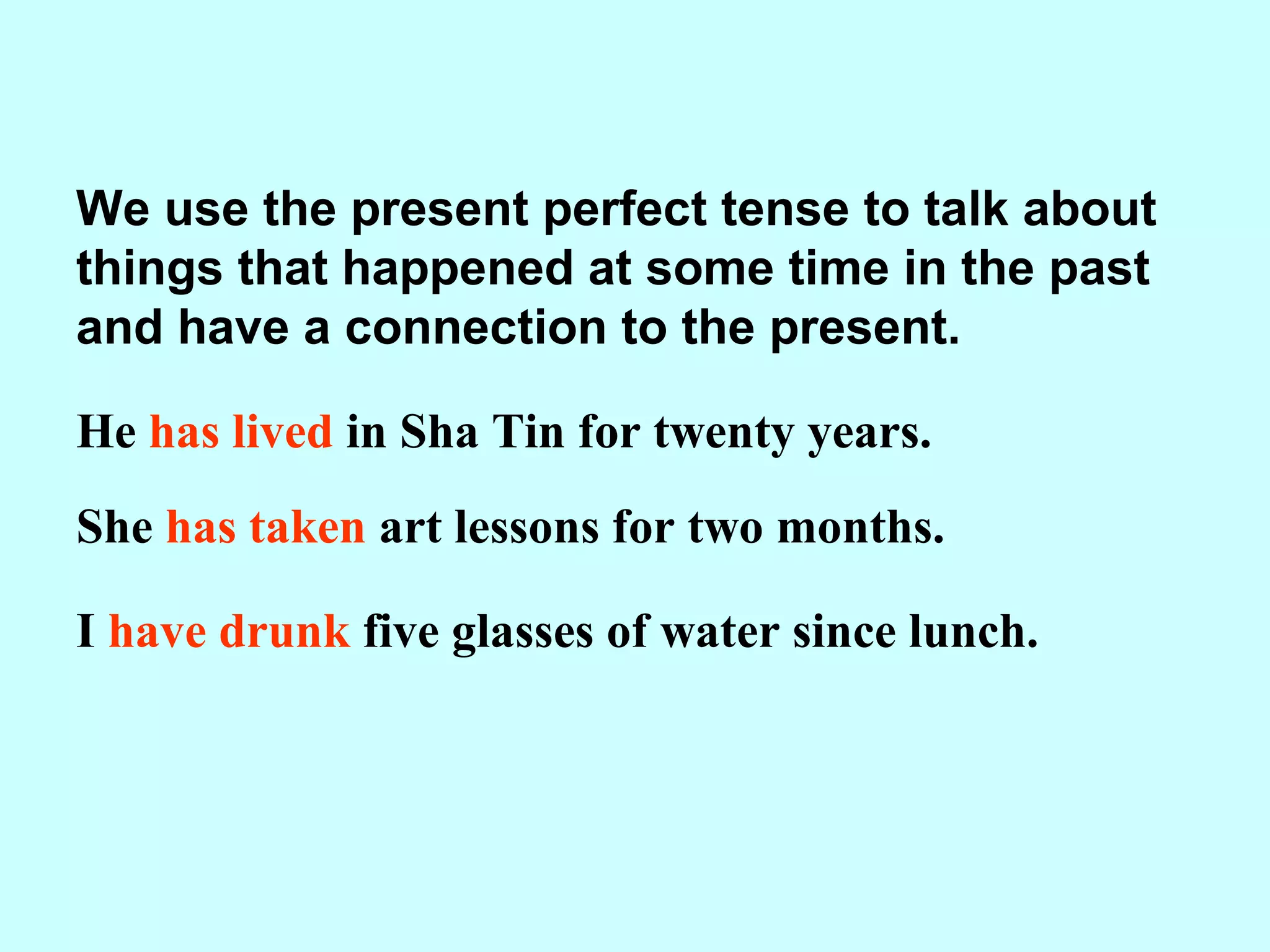 Present Perfect Simple | PPT