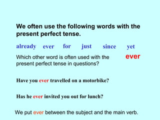 Present Perfect Simple | PPT