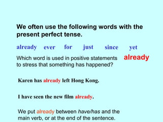 Present Perfect Simple | PPT