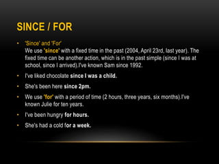 Present perfect simple | PPTX