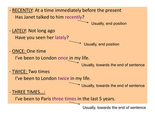 Present perfect simple tense | PPTX | Secondary Education | Education