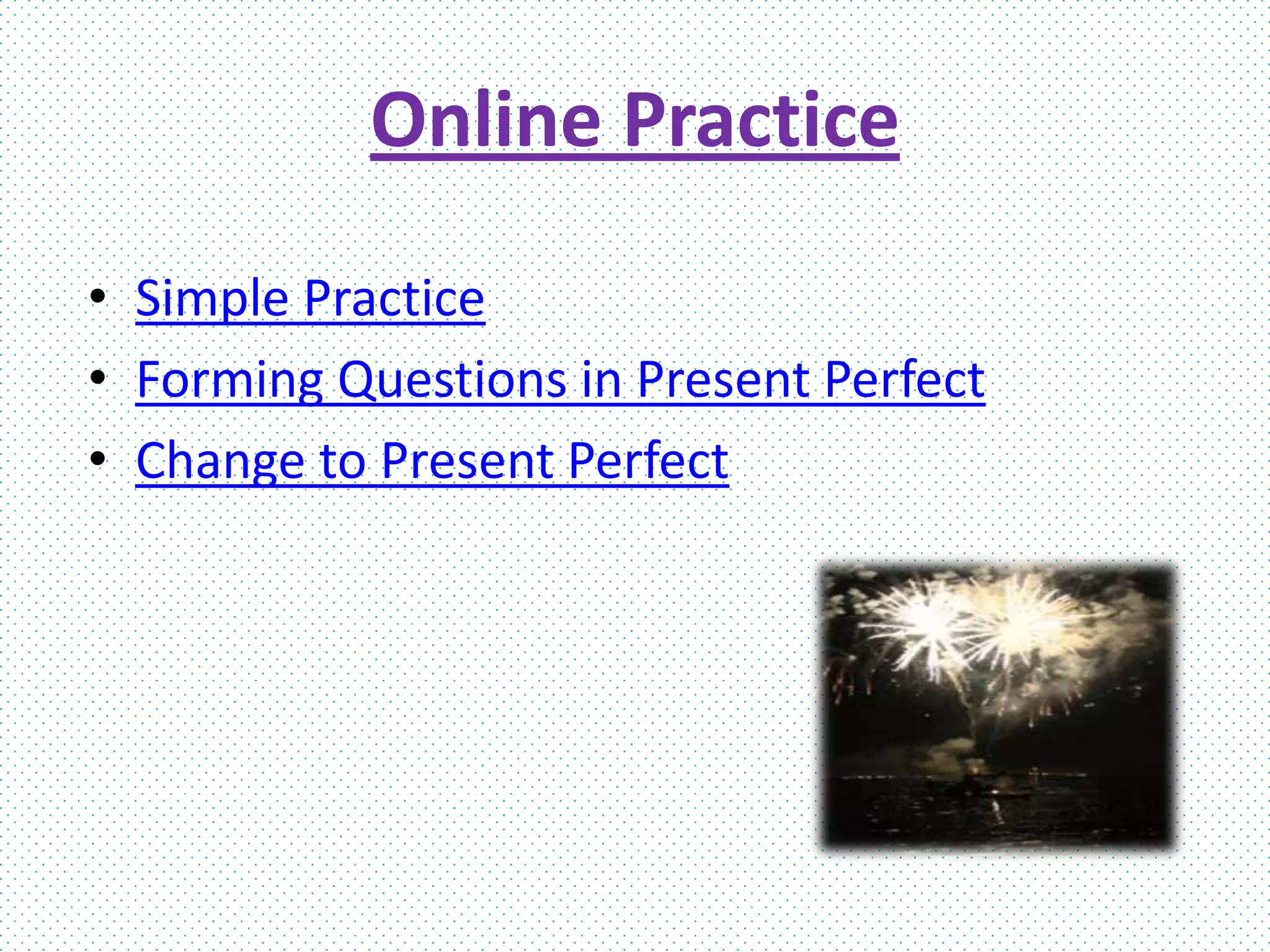 Present perfect since and for | PPTX