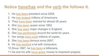 Present Perfect Statements | PPT