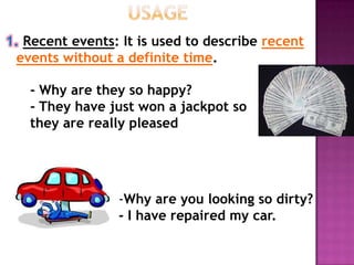 Present perfect tense | PPTX