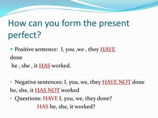 Present Perfect Tense | PPT