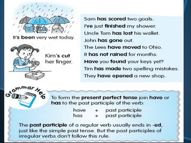 Present perfect tense | PPT | Parenting Babies and Toddlers | Parenting