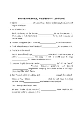 Present perfect tense | PDF