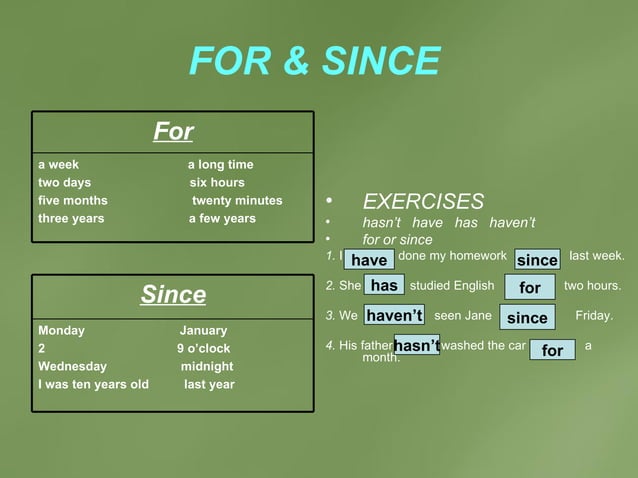 Present perfect tense | PPT