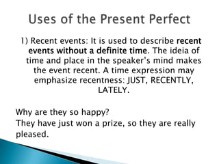 Present PerfectTense | PPTX