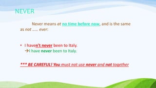 Present perfect tense | PPTX