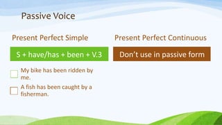 Present perfect tense | PPTX