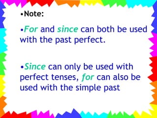 Present perfect tense | PPTX