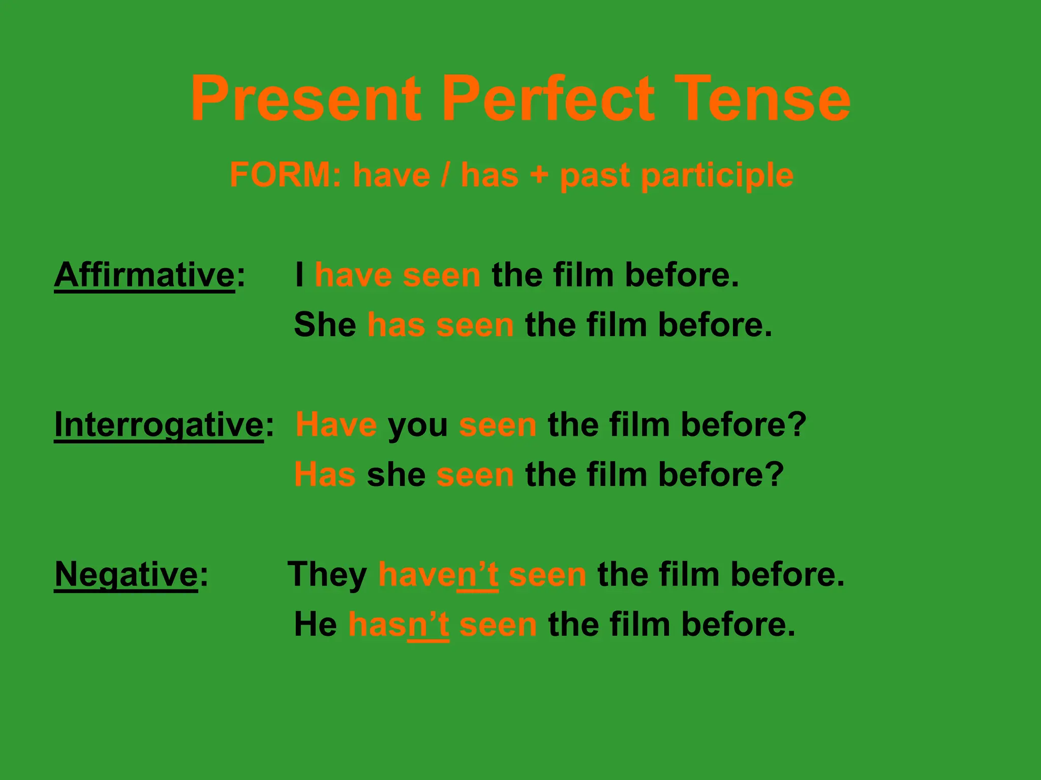 Present perfect tense.ppt