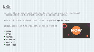 English ESL For PRESENT PERFECT TENSE.pptx
