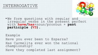 English ESL For PRESENT PERFECT TENSE.pptx