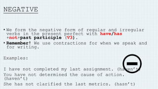 English ESL For PRESENT PERFECT TENSE.pptx