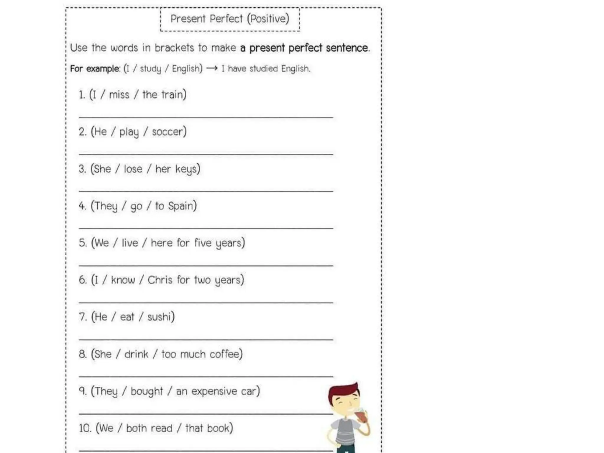 PRESENT PERFECT TENSE-SEMANA1.pdf.trabaj | PPT