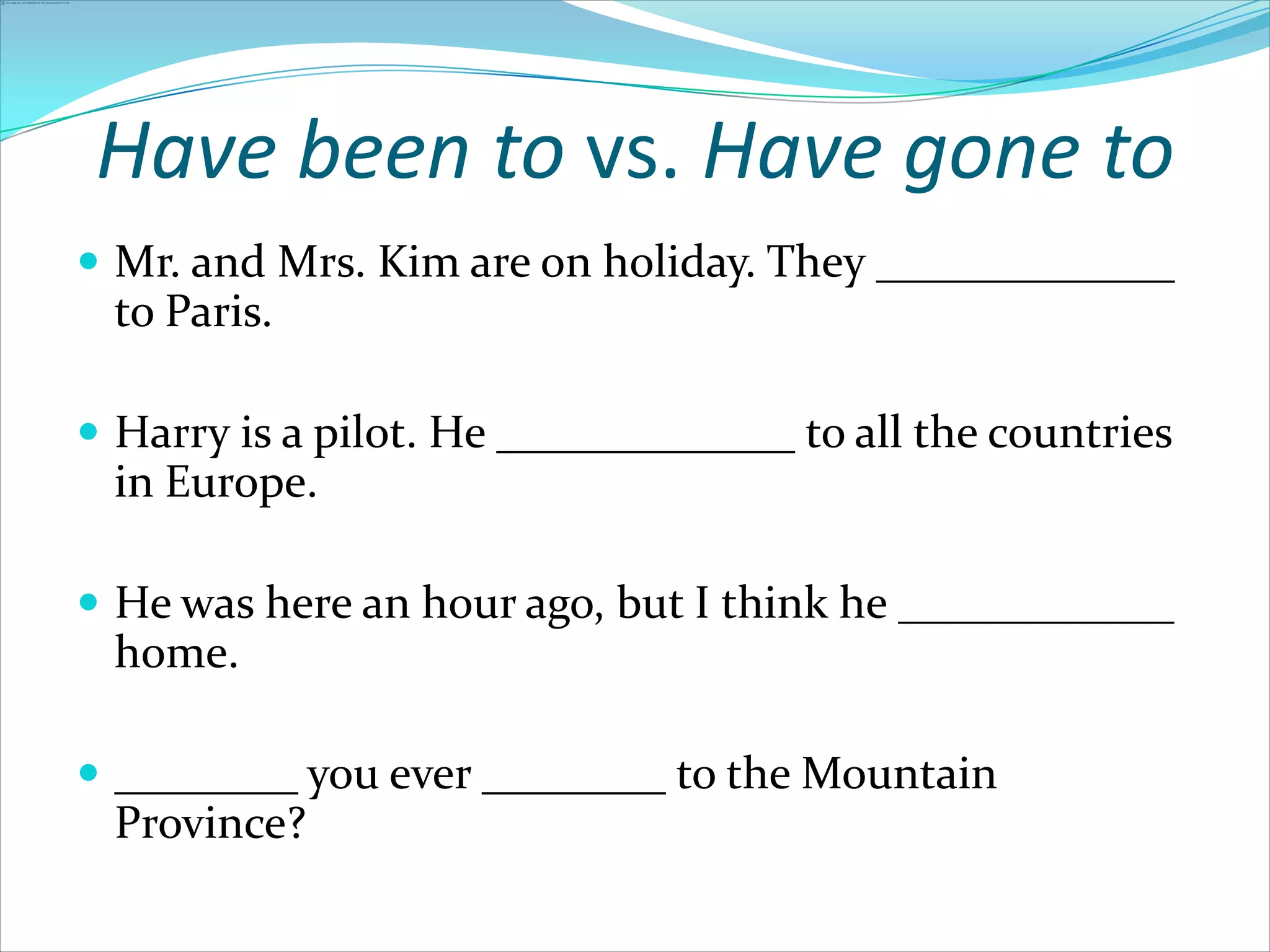 Present perfect tense (simple) 102 | PPTX
