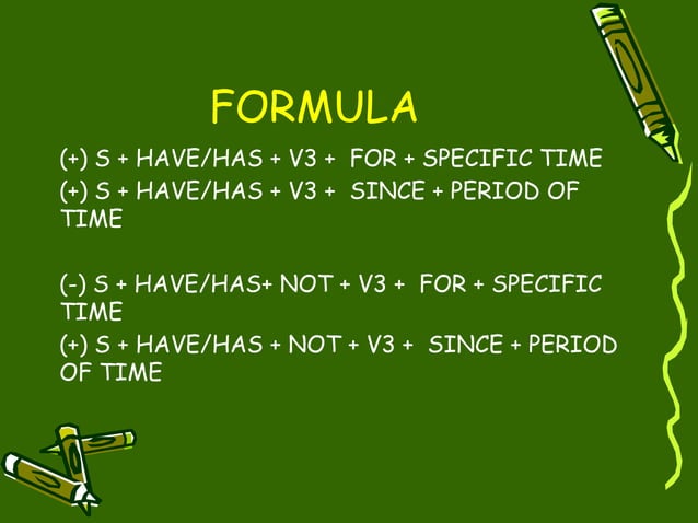 Present Perfect Tense (Since & For).pptx