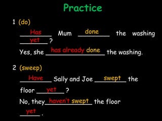 Present Perfect Tense | PPTX