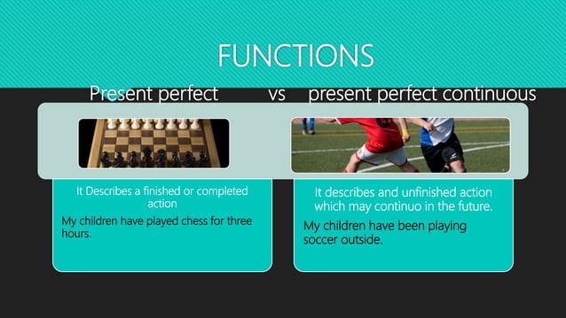 Present perfect tense vs present perfect continous | PPT