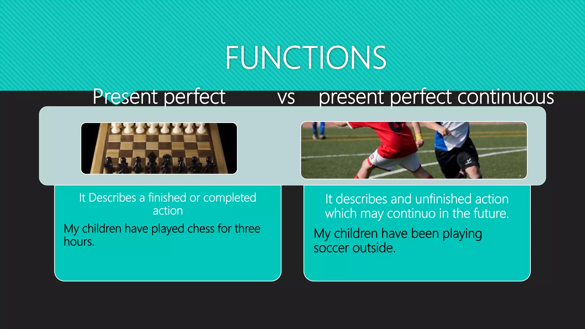 Present perfect tense vs present perfect continous | PPT
