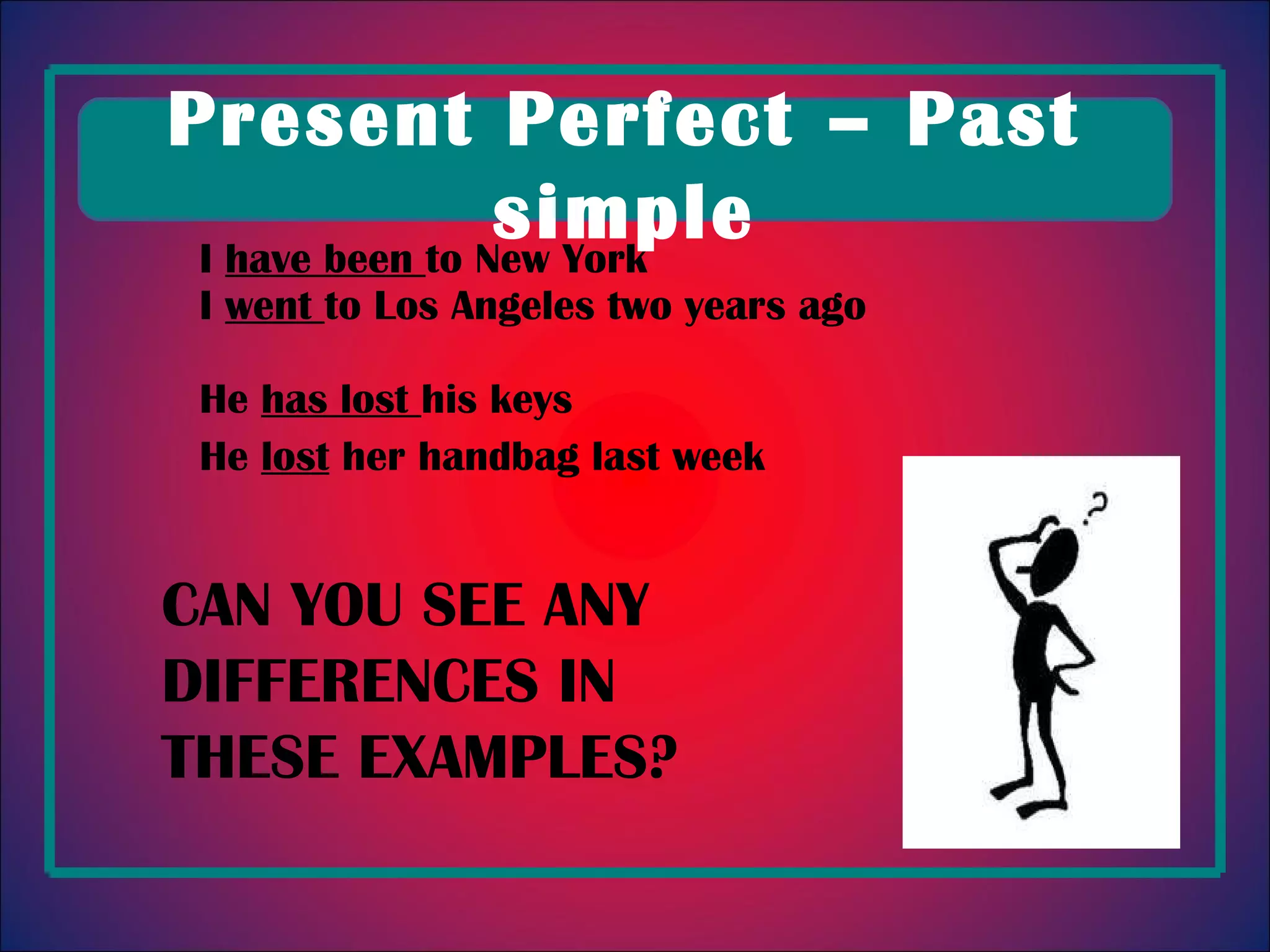 Present Perfect Vs. Past Simple | PPT