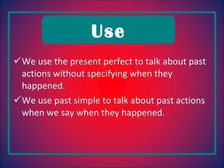 Present Perfect Vs. Past Simple | PPT