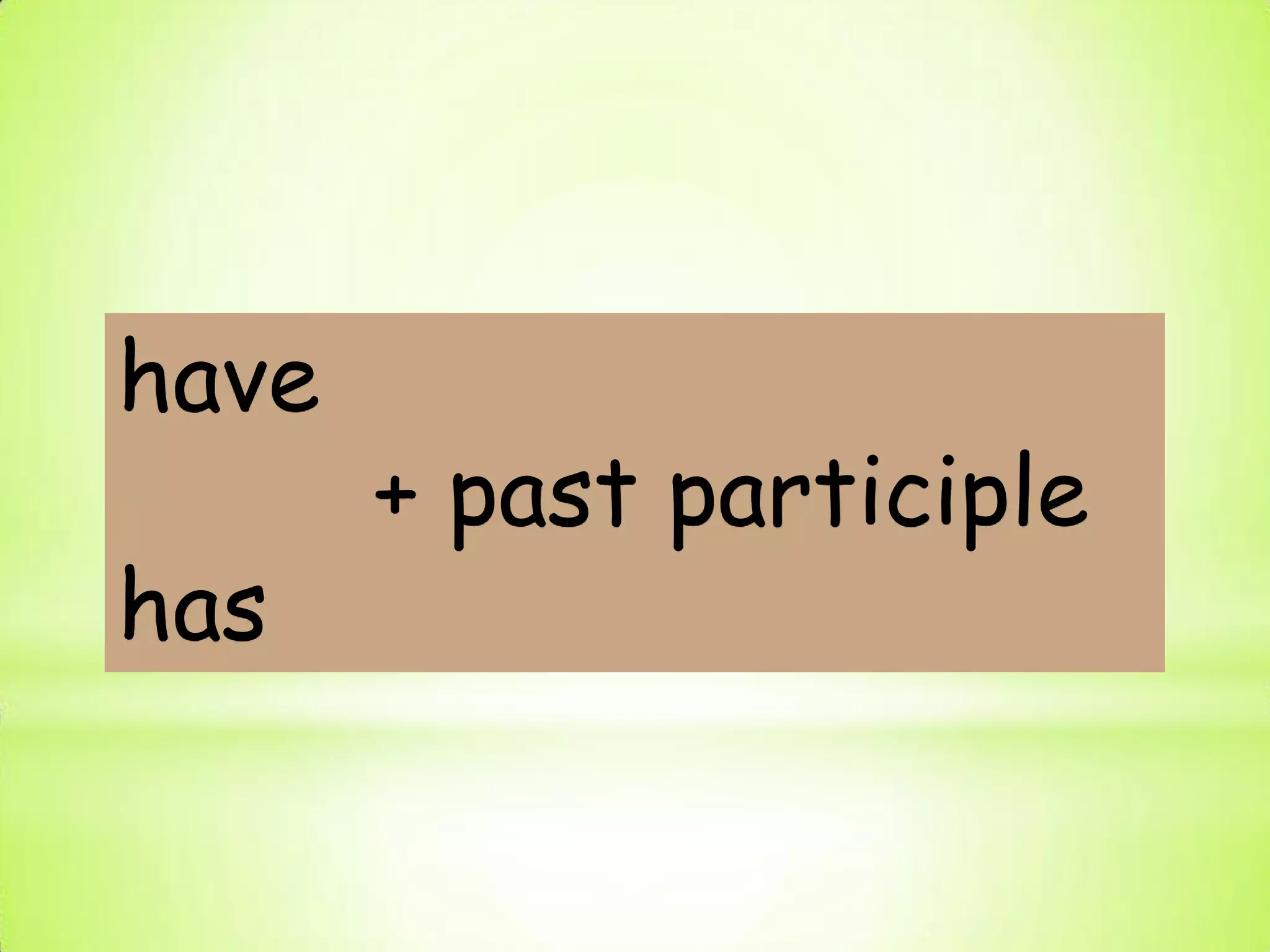 Present perfect vs. simple past | PPTX