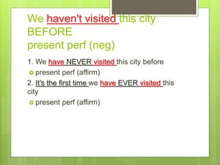 Present Perfect vs Past simple | PPT