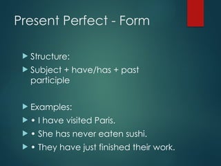 Present_Perfect_vsPast_Simple.pptx. You will discover | PPT