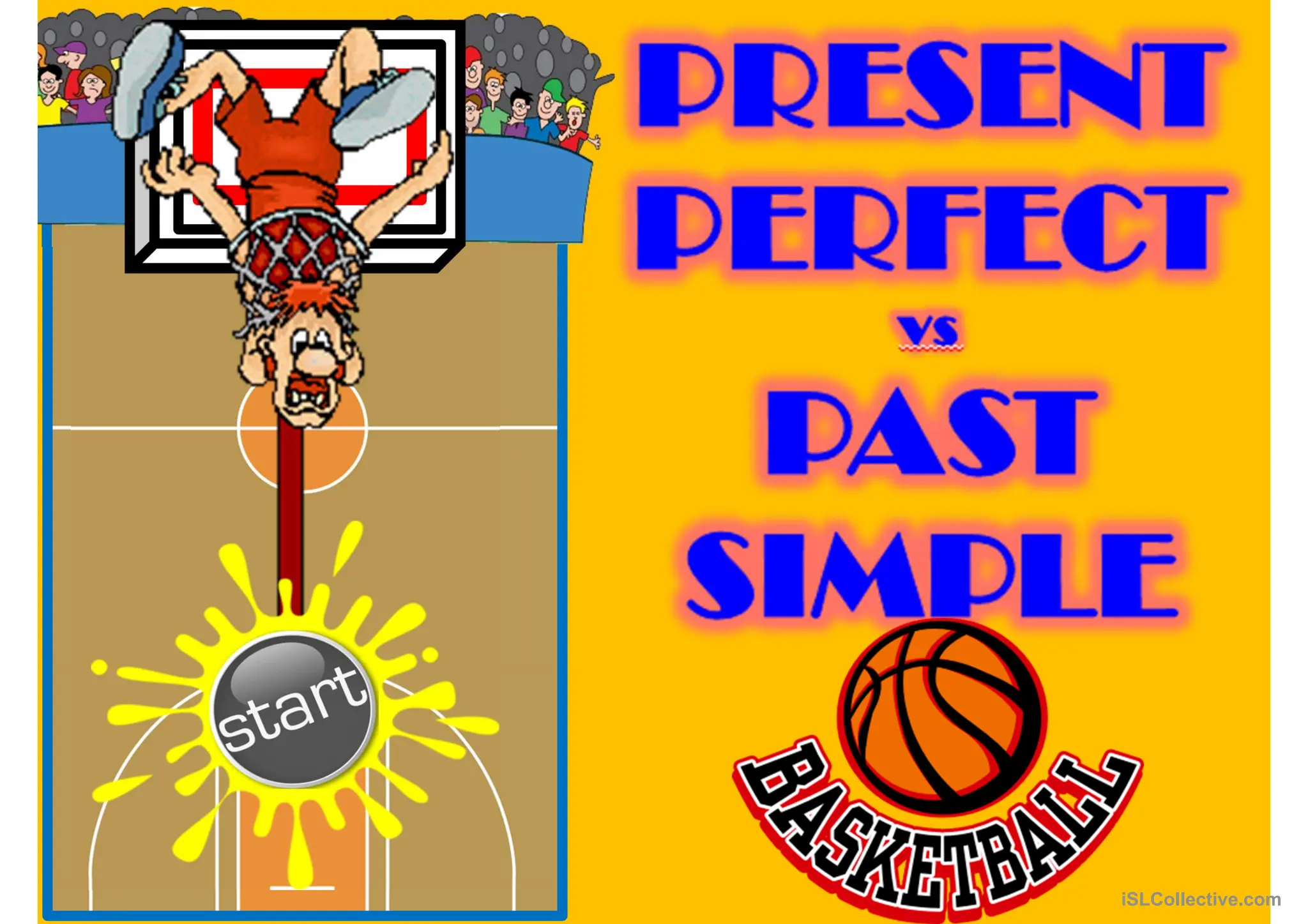 PRESENT PERFECT vs PAST SIMPLE - basketball game.pdf