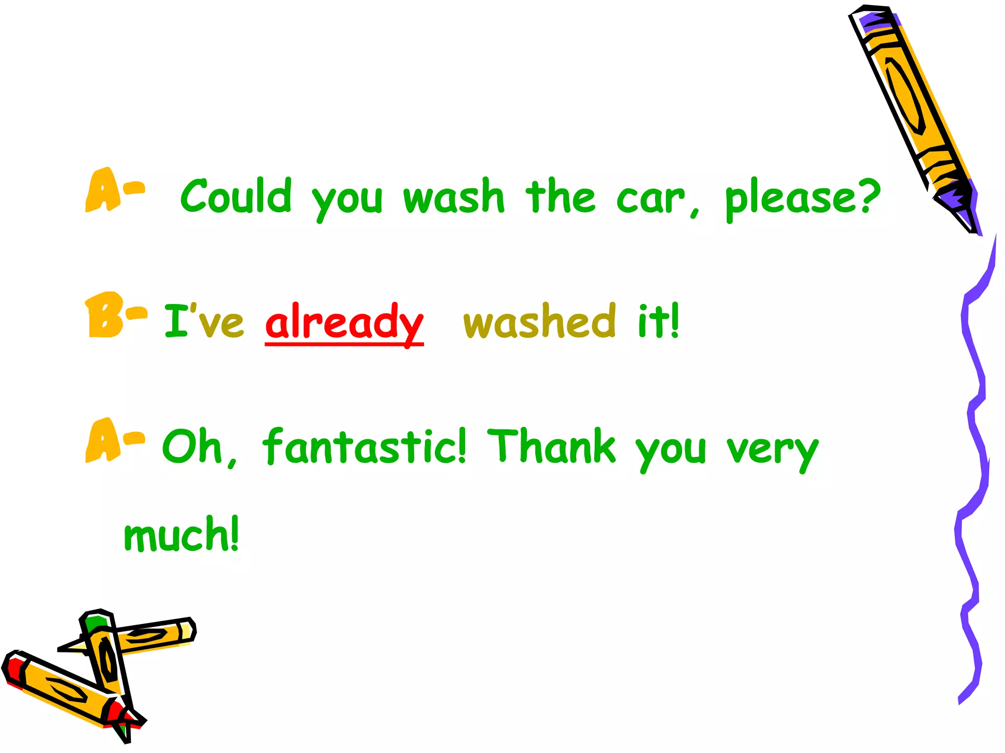 Present perfect with already | PPSX