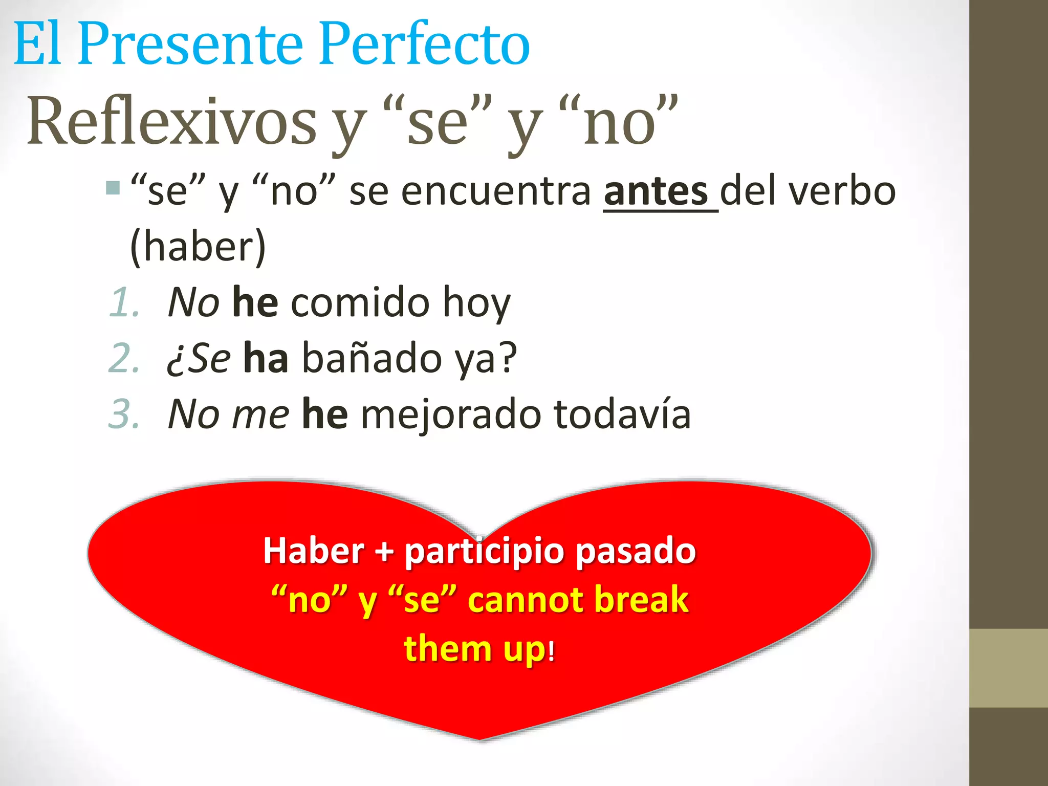 present perfect y present perfect subjunctive apuntes.ppt