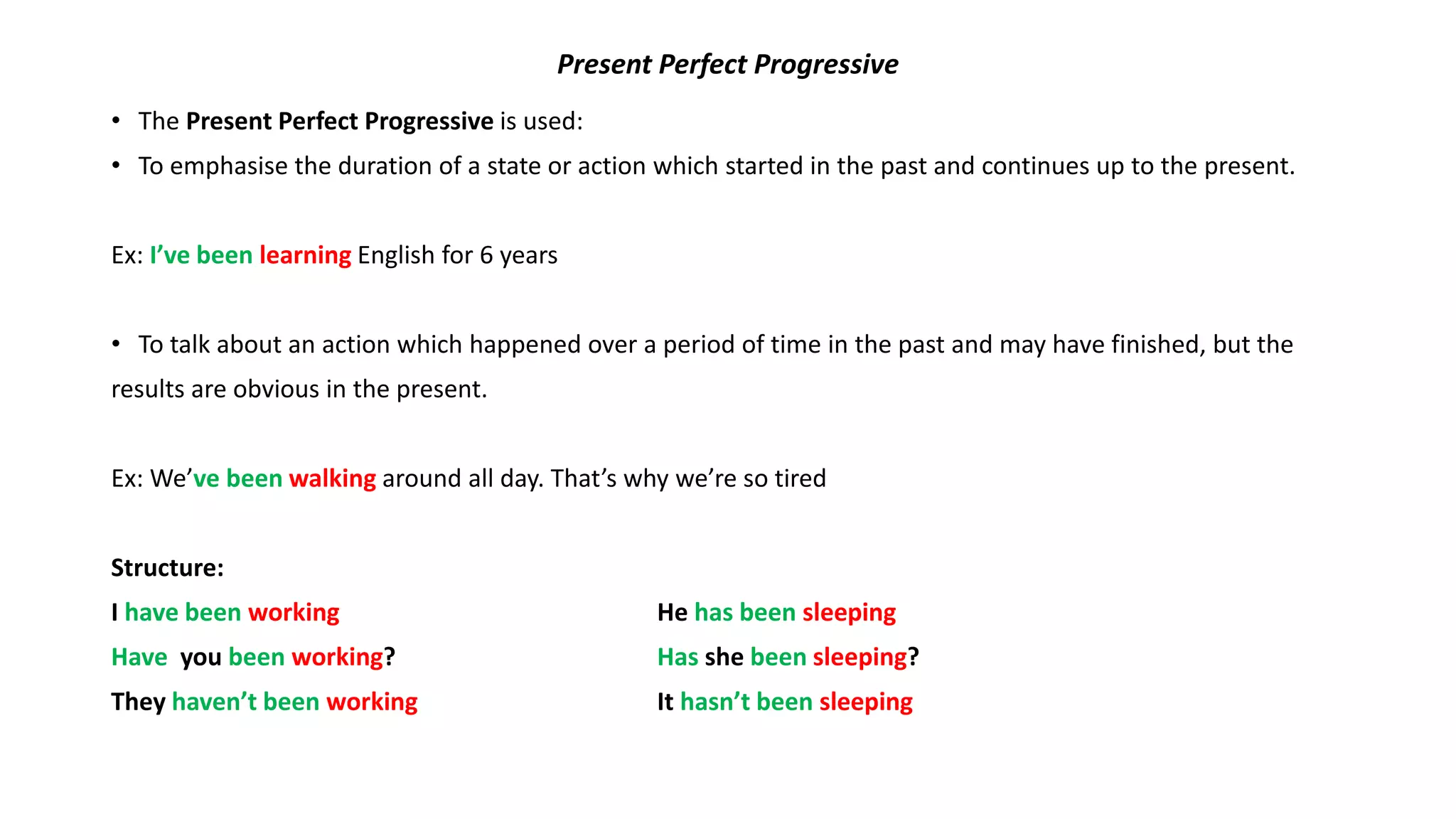 Present Perfect vs Present Perfect Progressive | PPTX