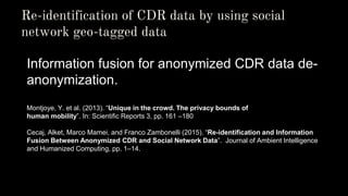 Information Fusion Methods for Location Data Analysis | PPT