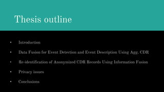 Information Fusion Methods for Location Data Analysis | PPT
