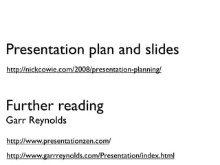 Presentation planning | PDF