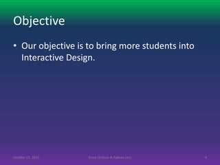 Interactive Deisgn Promotional Campaign PR #2 Powerpoint | PPT