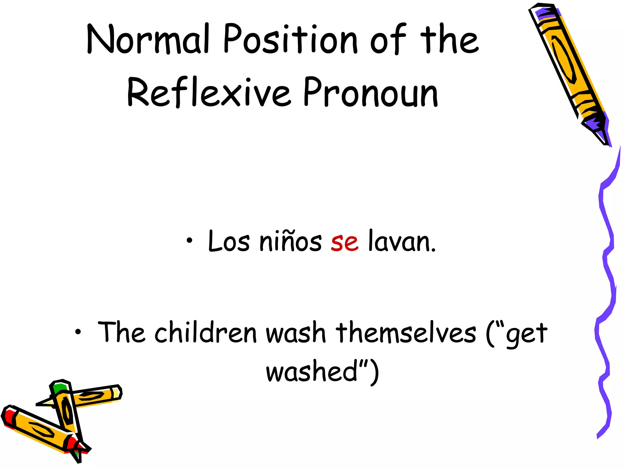 Present, Preterite And Imperfect Tenses Of Reflexive Verbs | PPT