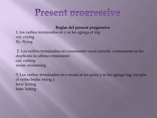 Present progresive | PPTX