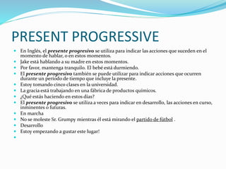 Present progresive | PPTX