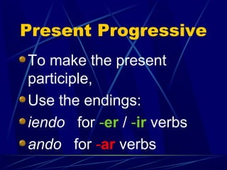 Present progressive | PPT