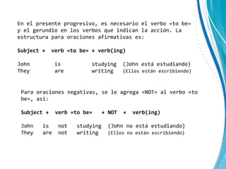 Present progressive | PPT