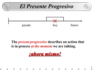 Present progressive Sp. 1 | PPT
