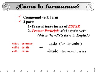 Present progressive Sp. 1 | PPT