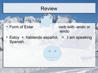 Present Progressive Tense | PPT